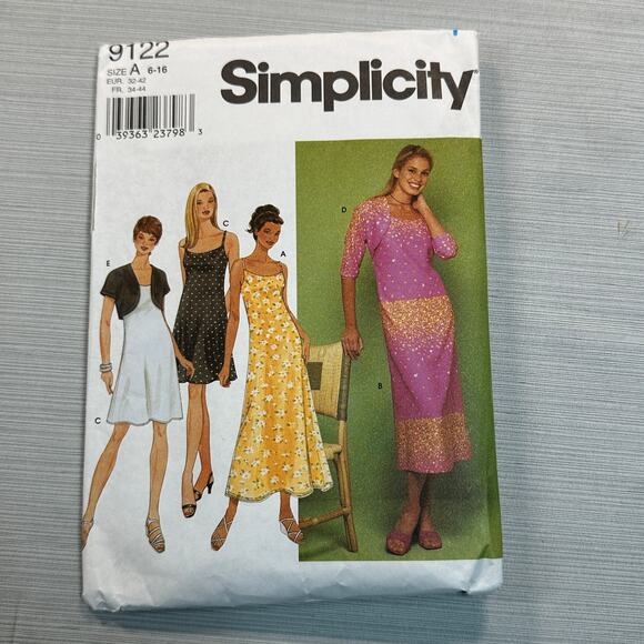 Vintage | Office | Vintage Sewing Pattern Simplicity 922 Womens Dress ...